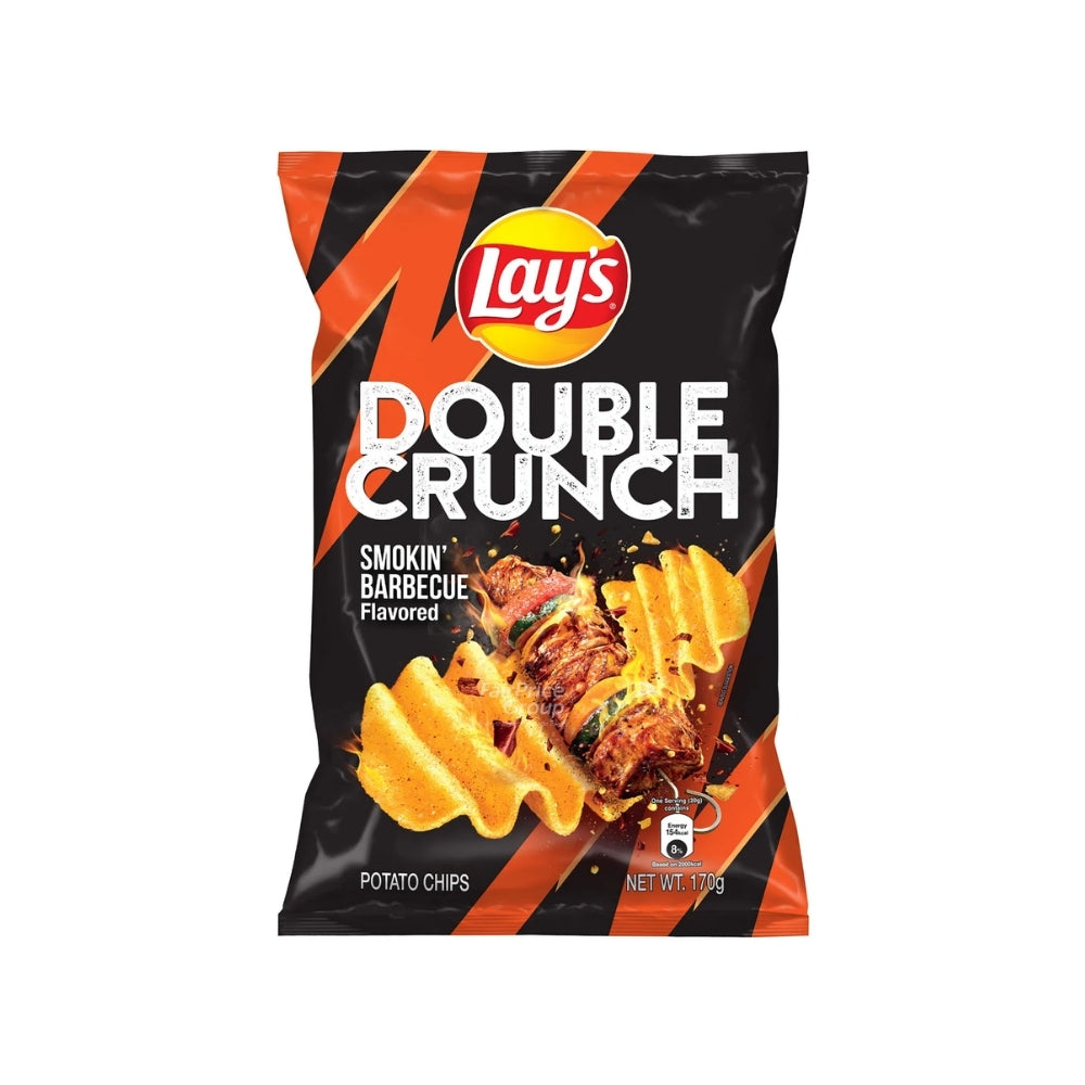 Lay's - Double Crunch Smokin' BBQ Potato Chips (50g) (24/carton ...
