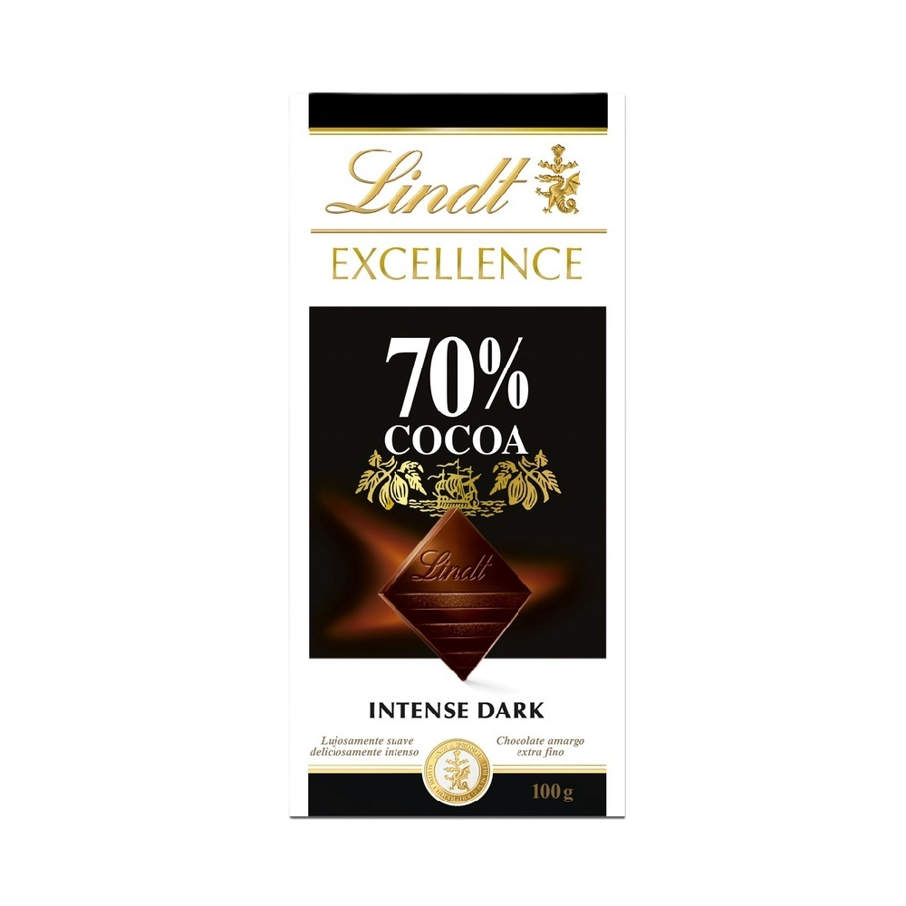 Lindt - Excellence 70% Dark Chocolate (100g) (20/carton) – Tasty Snack Asia