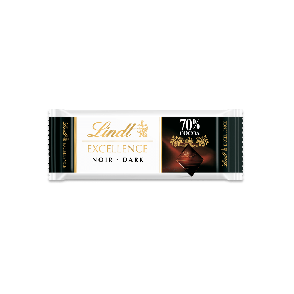 Lindt - Excellence 70% Dark Chocolate (35g) (24/carton) – Tasty Snack Asia
