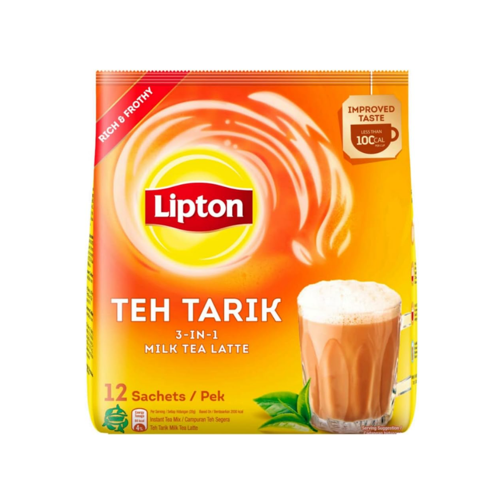Lipton - 3 in 1 Instant Milk Tea Latte Teh Tarik (20g) (20/pack) (24/c ...