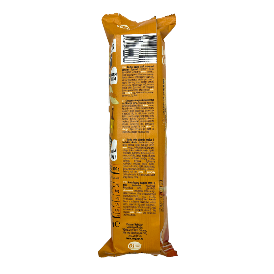 Long Chips - Honey & BBQ Mashed Potato Snack (75g) (20/carton) – Tasty ...