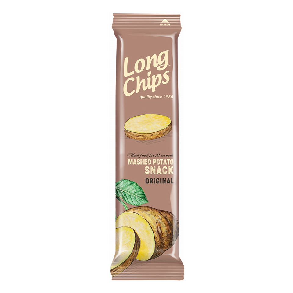 Long Chips - Original Mashed Potato Snack (75g) (20/carton) – Tasty ...