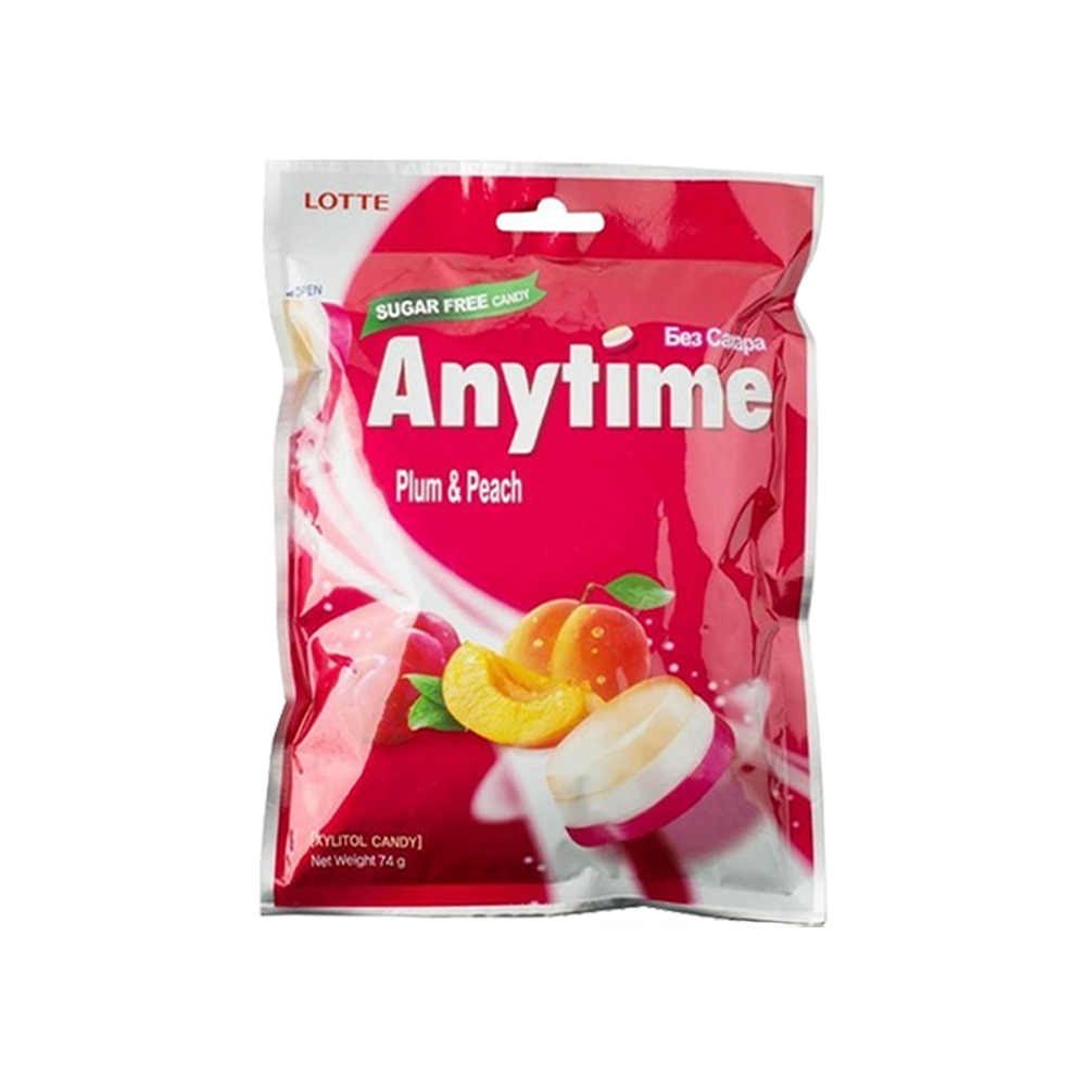 Lotte - Plum & Peach Sugar Free Mint Candy (74g) (20/carton) – Tasty Snack Asia