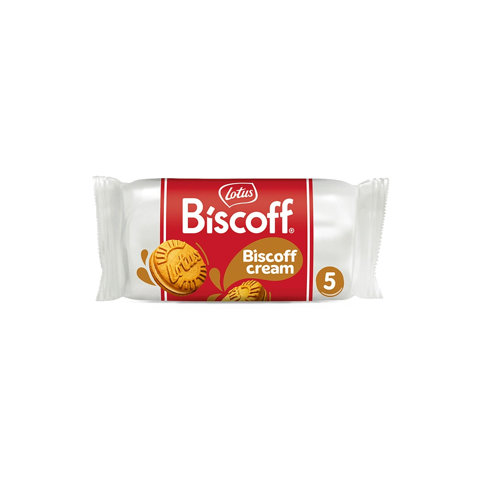 Lotus - Biscoff Cream Biscuits (5/pack) (50g) (16/carton) – Tasty Snack ...