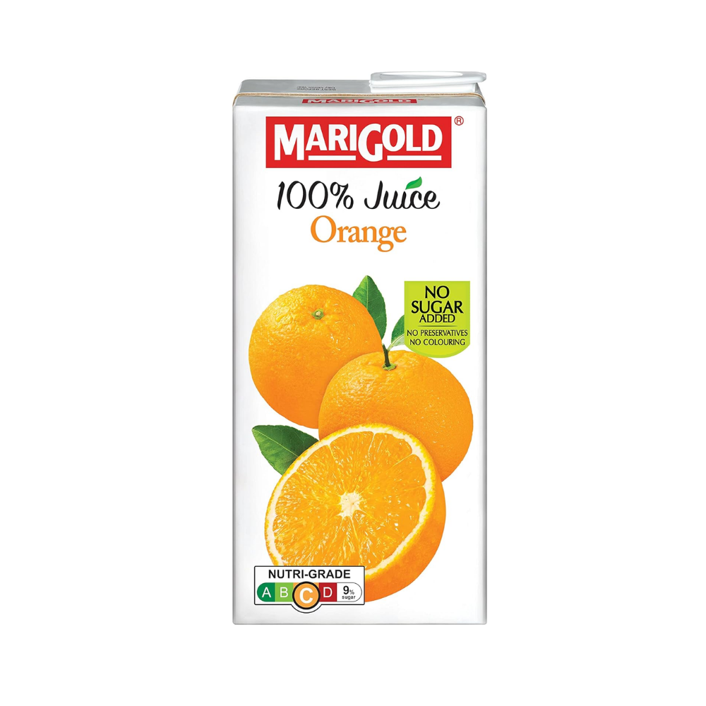 Marigold - No Sugar Added 100% Orange Juice (1L) (12/carton) – Tasty ...