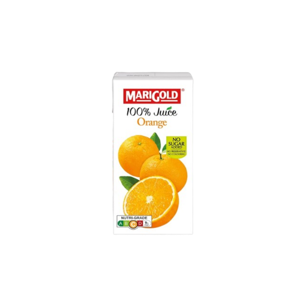 Marigold - No Sugar Added 100% Orange Juice (200ml) (24/carton) – Tasty ...