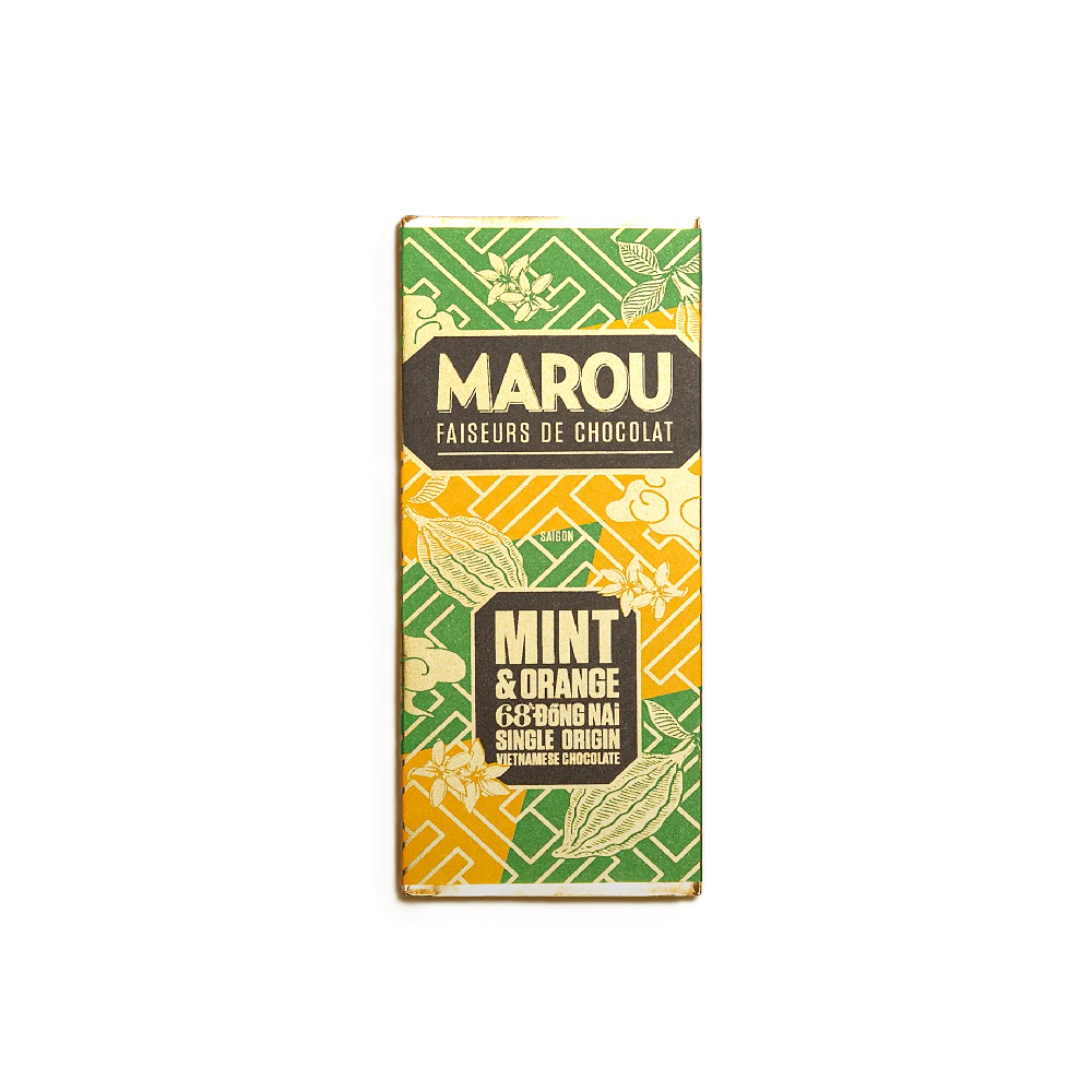 Marou - Dong Nai Mint & Orange Chocolate (24g) (25/carton) – Tasty ...
