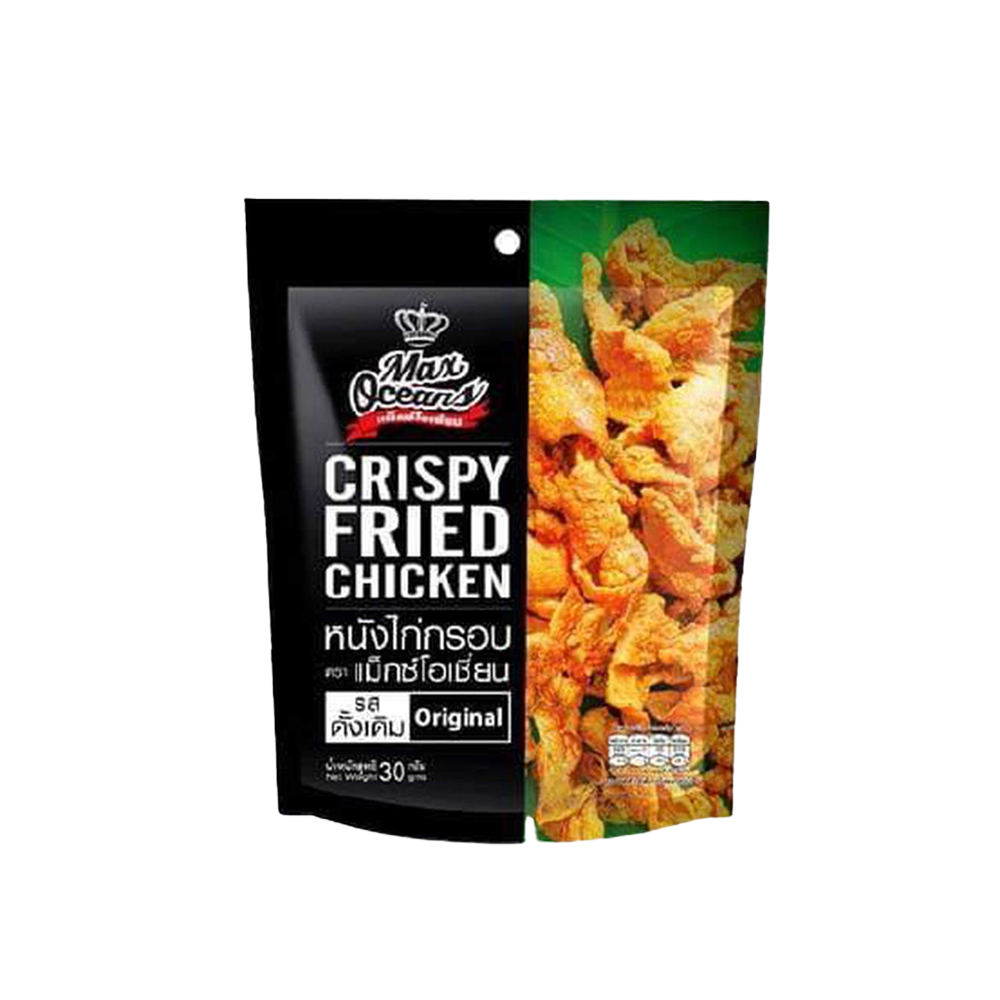 Max Ocean - Original Crispy Chicken Skin (30g) (24/carton) – Tasty ...