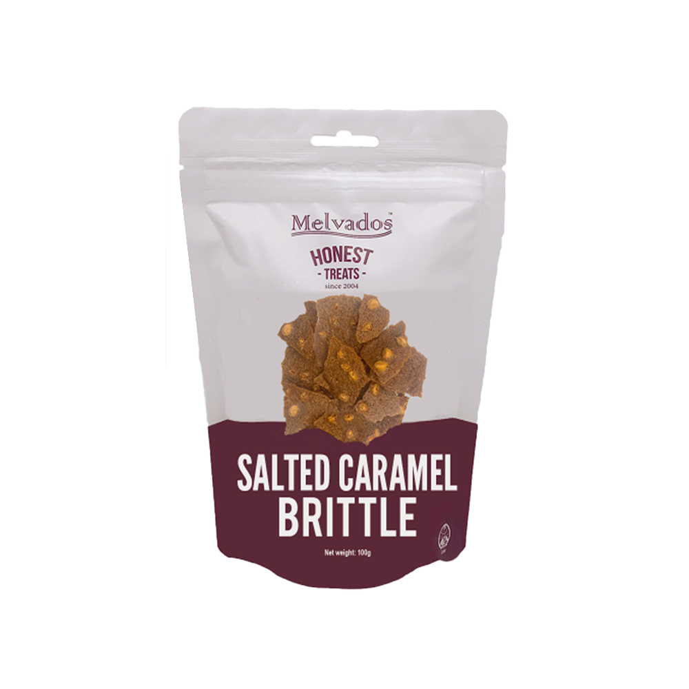 Melvados - Salted Caramel Brittle (40g) (100/carton) – Tasty Snack Asia