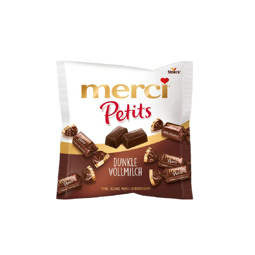 Merci - Petits Dark Cream Bag (125g) (12/carton) – Tasty Snack Asia