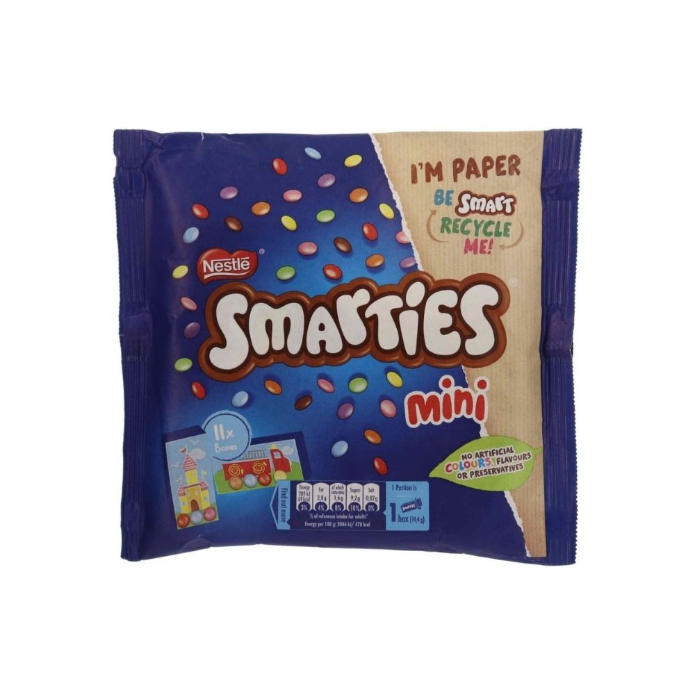 Nestle - Smarties Mini Chocolate (11/pack) (158g) (11/carton) – Tasty ...