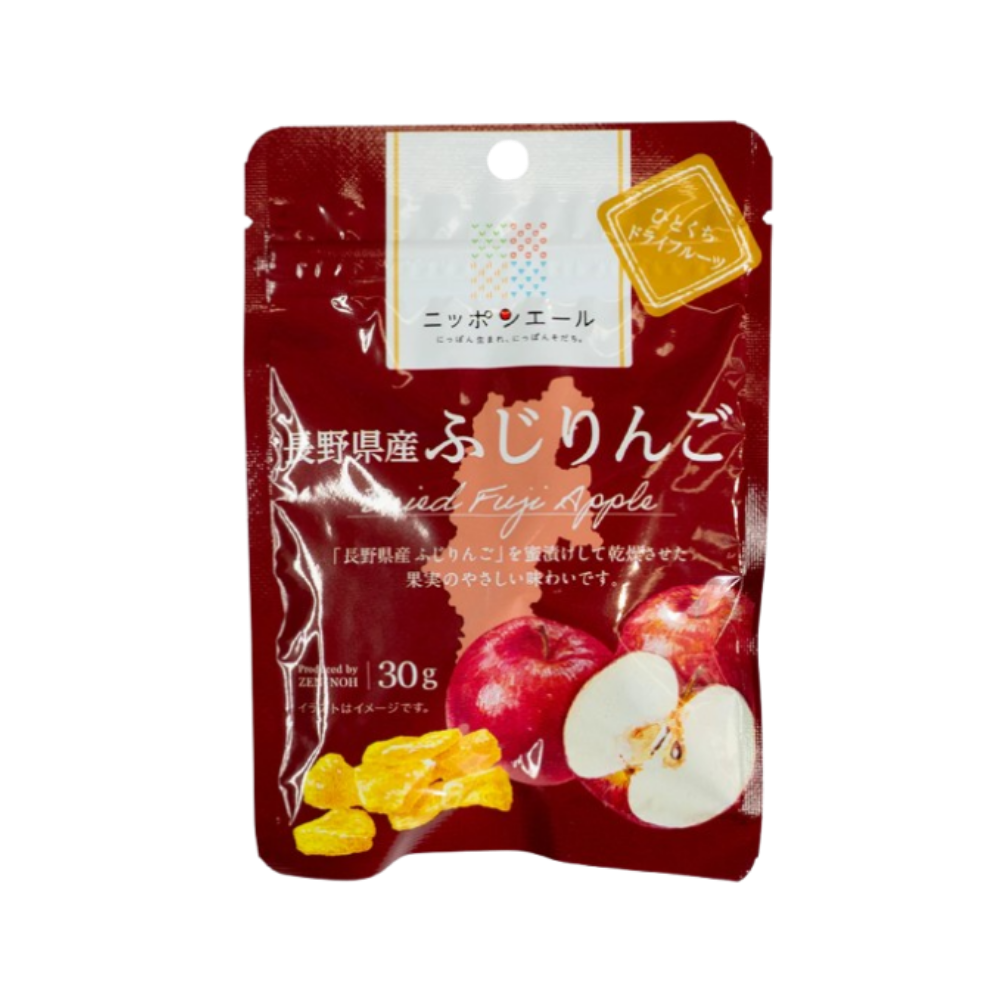 Nippon Yell - Nagano Prefecture Fuji Apple Bite-Sized Dried Fruit (30g ...