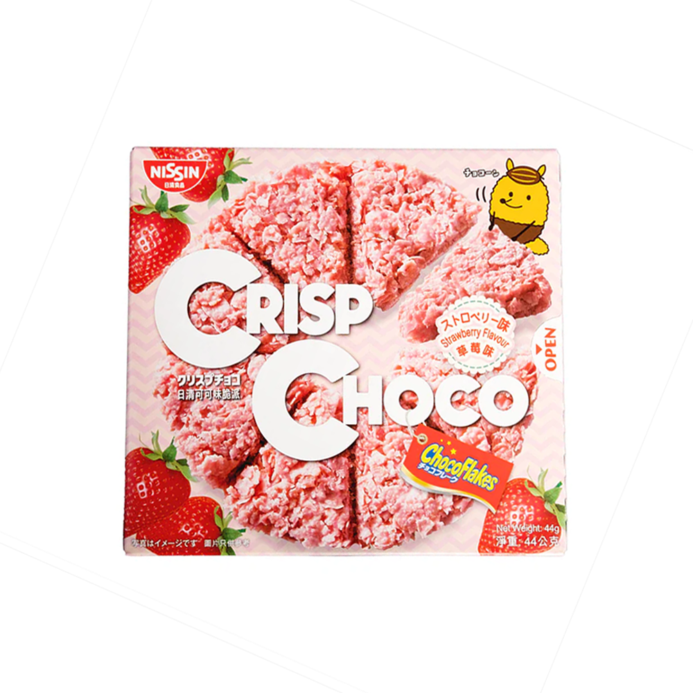 Nissin - Strawberry Flavour Crisp Choco (44g) (12/carton) – Tasty Snack ...