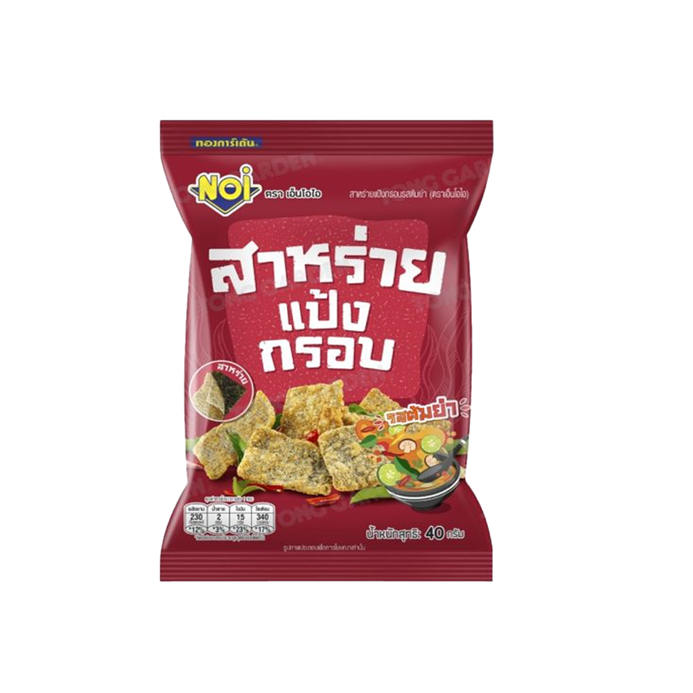 Noi - Tom Yum Thai Seaweed Rice Crisps (40g) (36/carton) – Tasty Snack Asia