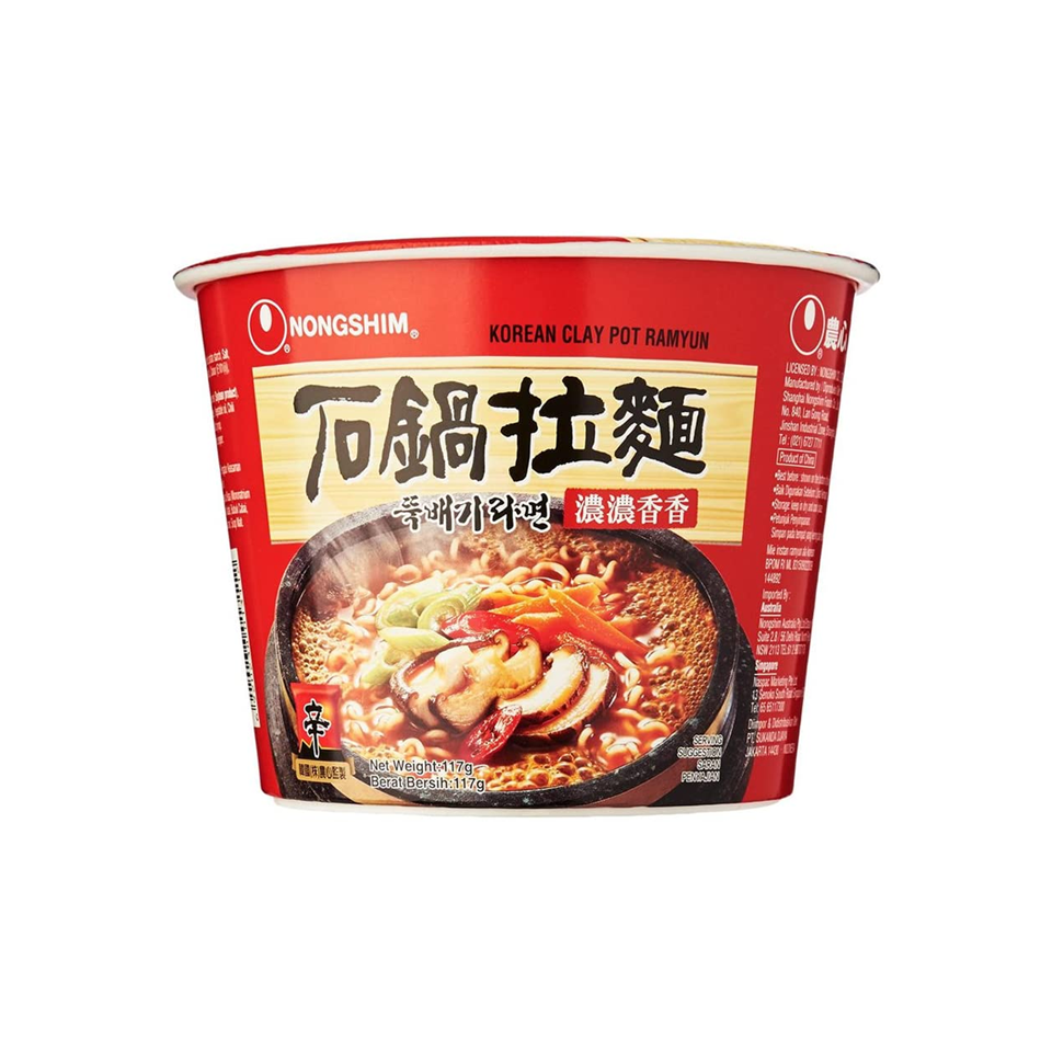 Nongshim - Claypot Ramen (117g) (16/carton) – Tasty Snack Asia