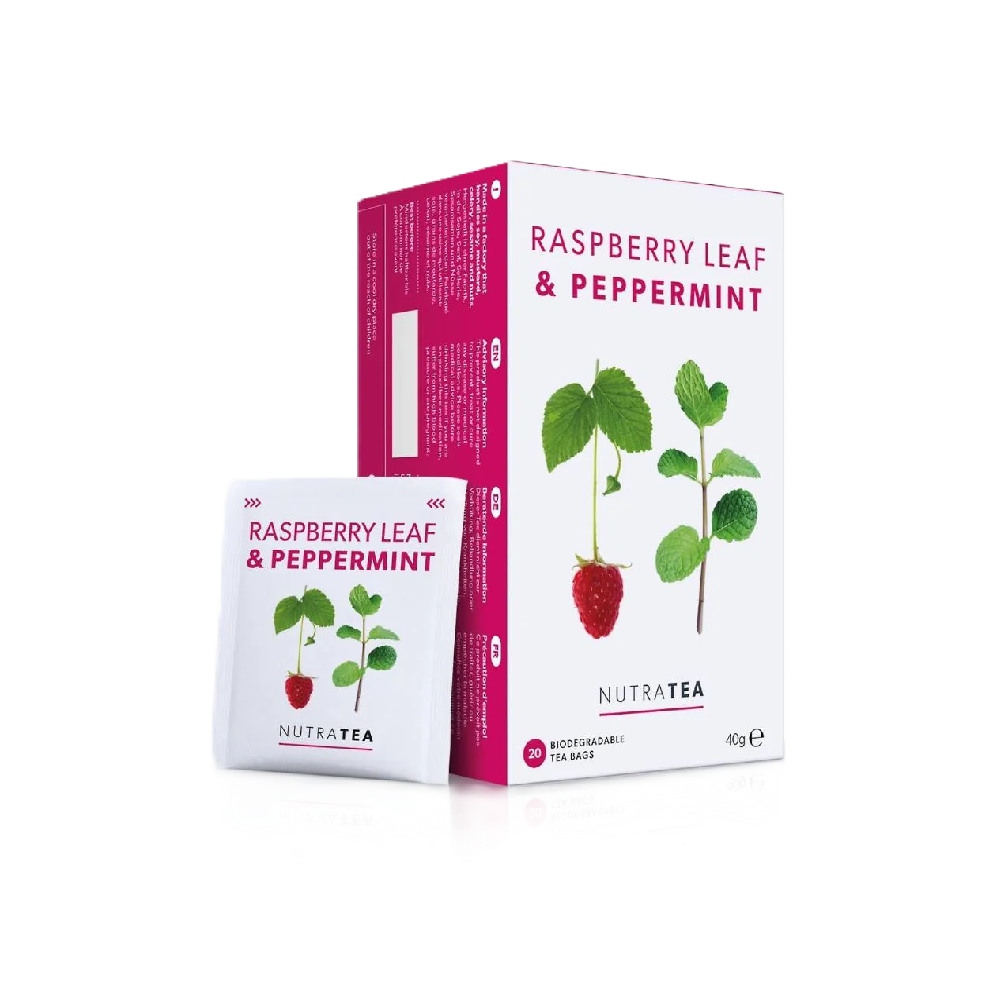 NutraTea - Raspberry Leaf & Peppermint Tea (20/pack) (40g) (10/carton ...