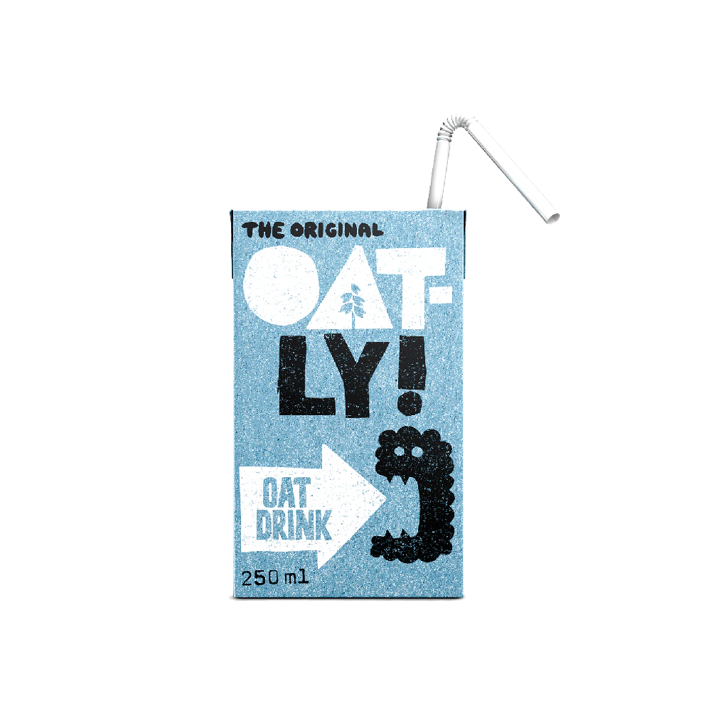 Oatly - Enriched Oat Milk Packet Drink (250ml) (18/carton) – Tasty ...