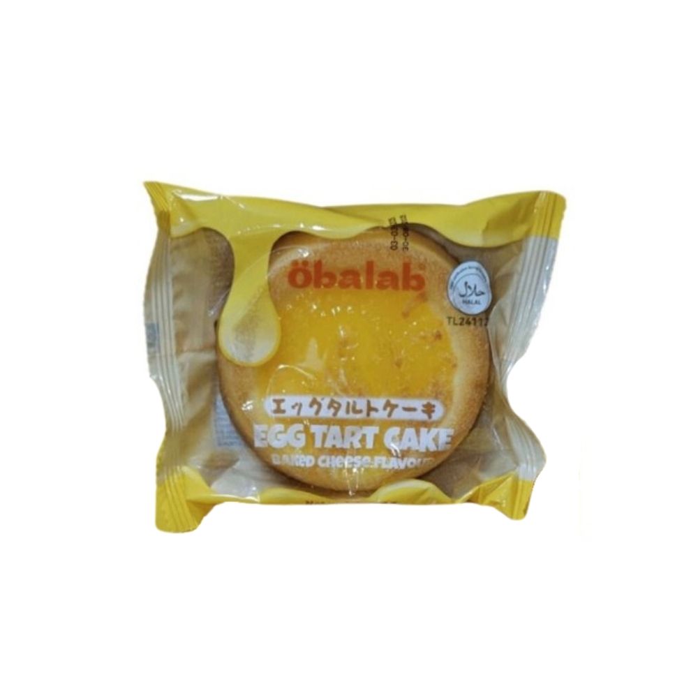 Obalab - Baked Cheese Egg Tart Cake (60g) (33/pack) – Tasty Snack Asia
