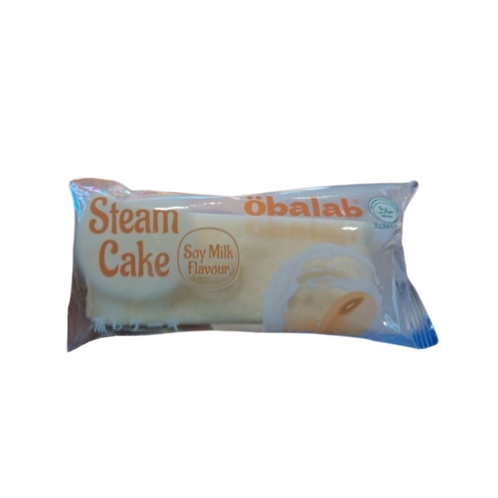 Obalab - Soymilk Steam Cake (60g) (33/carton) – Tasty Snack Asia