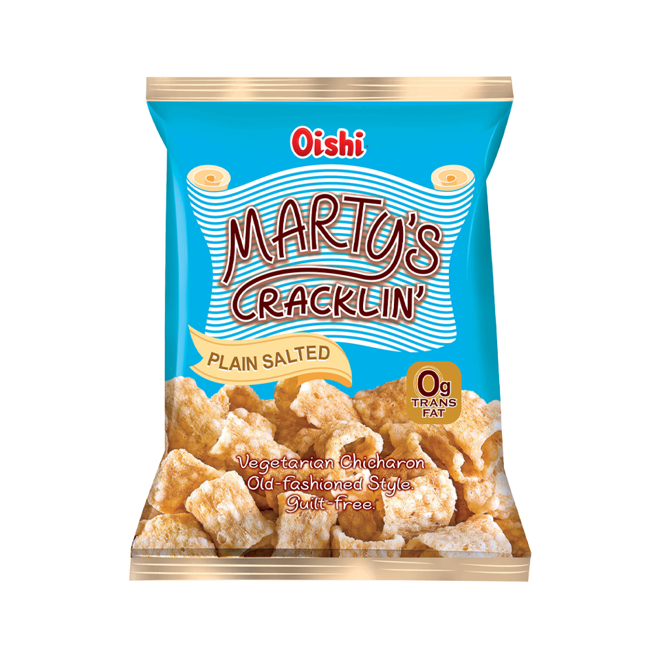 Oishi - Marty's Cracklin Plain Salted Chips (90g) (30/carton) – Tasty ...