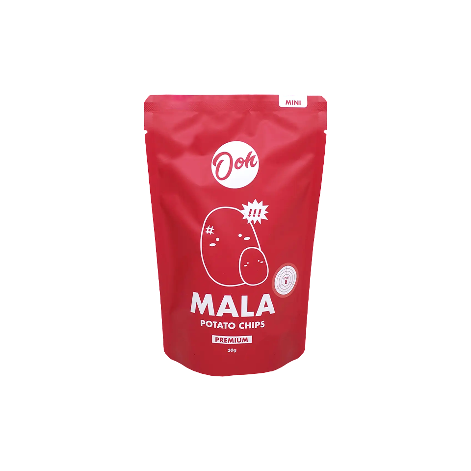 Ooh - Mala Potato Chips (50g) (40/carton) – Tasty Snack Asia