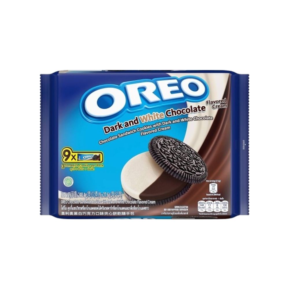 Oreo - Dark & White Chocolate Cream Oreo (9/pack) (26.25g) (12/carton ...