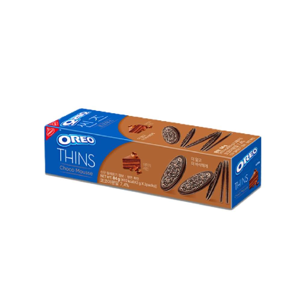 Oreo - Thins Chocolate Mousse (84g) (24/carton) – Tasty Snack Asia