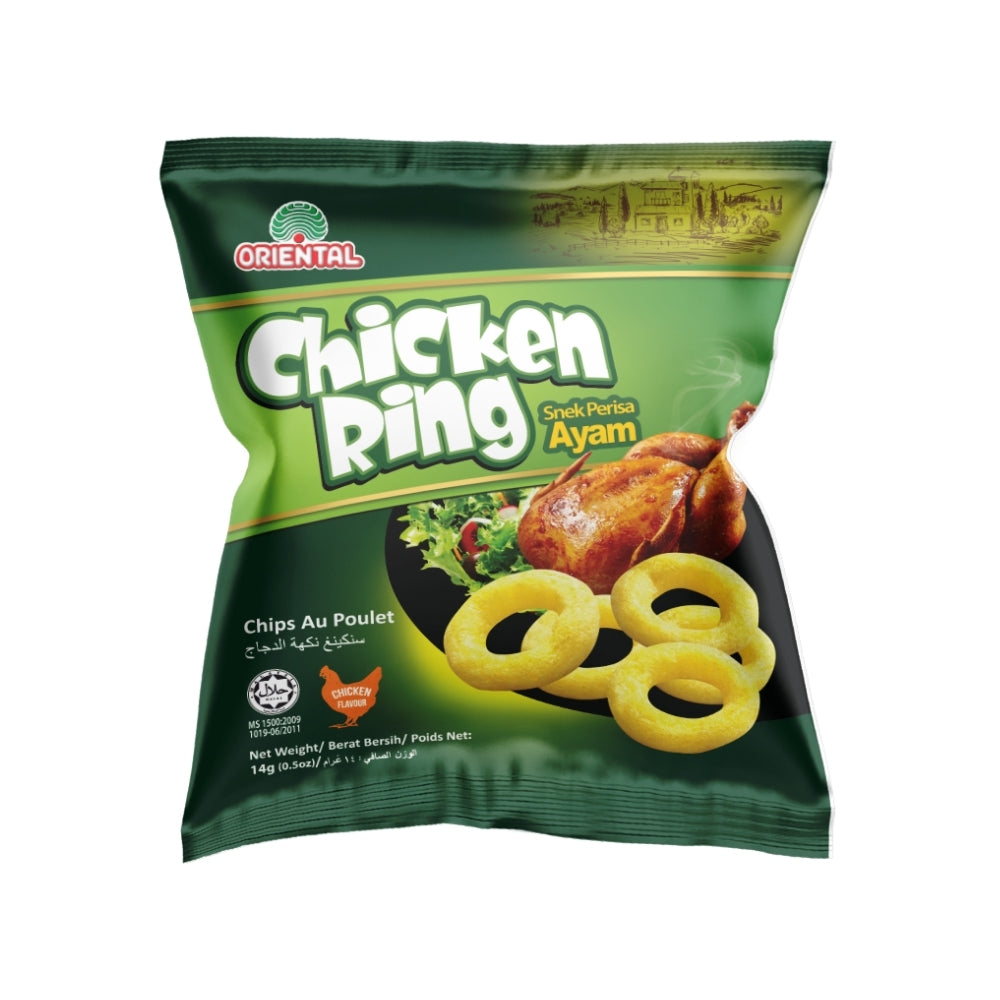 Oriental - Chicken Ring (30/pack) (14g) (10/carton) – Tasty Snack Asia
