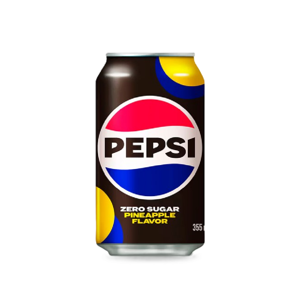 Pepsi - Pineapple Zero Sugar Can Drink (355ml) (24/carton) – Tasty ...