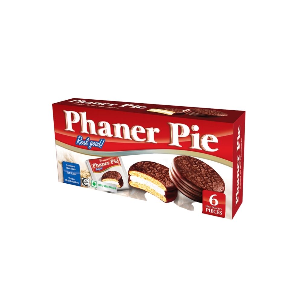 Phaner - Small Chocolate Pie (6/pack) (168g) (16/carton) – Tasty Snack Asia