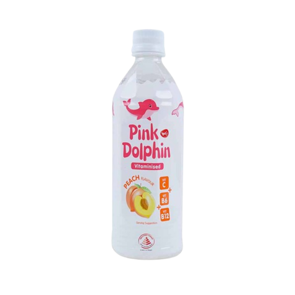 Pink Dolphin - Peach Drink (500ml) (24/carton) – Tasty Snack Asia