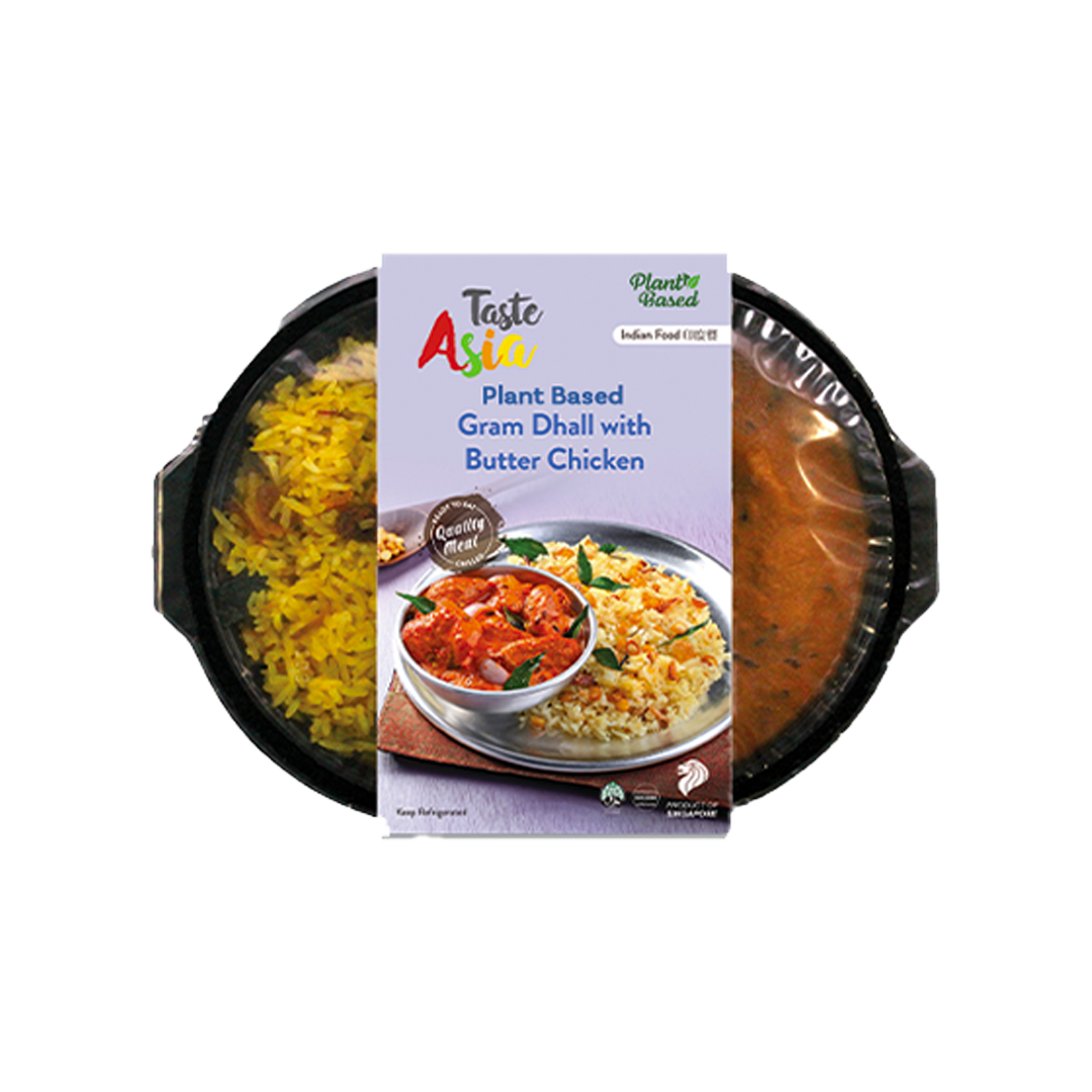 Plant Based Gram Dhall with Butter Chicken – Tasty Snack Asia