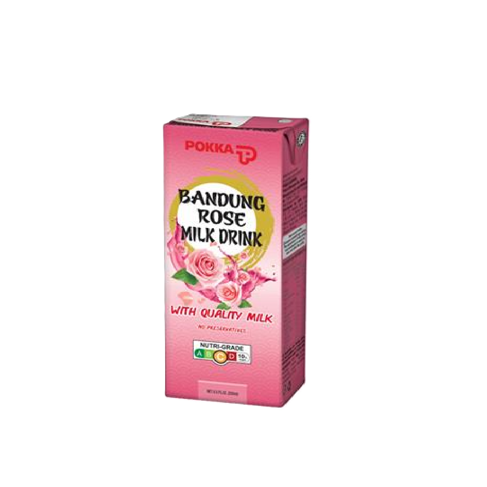 Pokka - Bandung Rose Milk Packet Drink (250ml) (24/carton) – Tasty ...