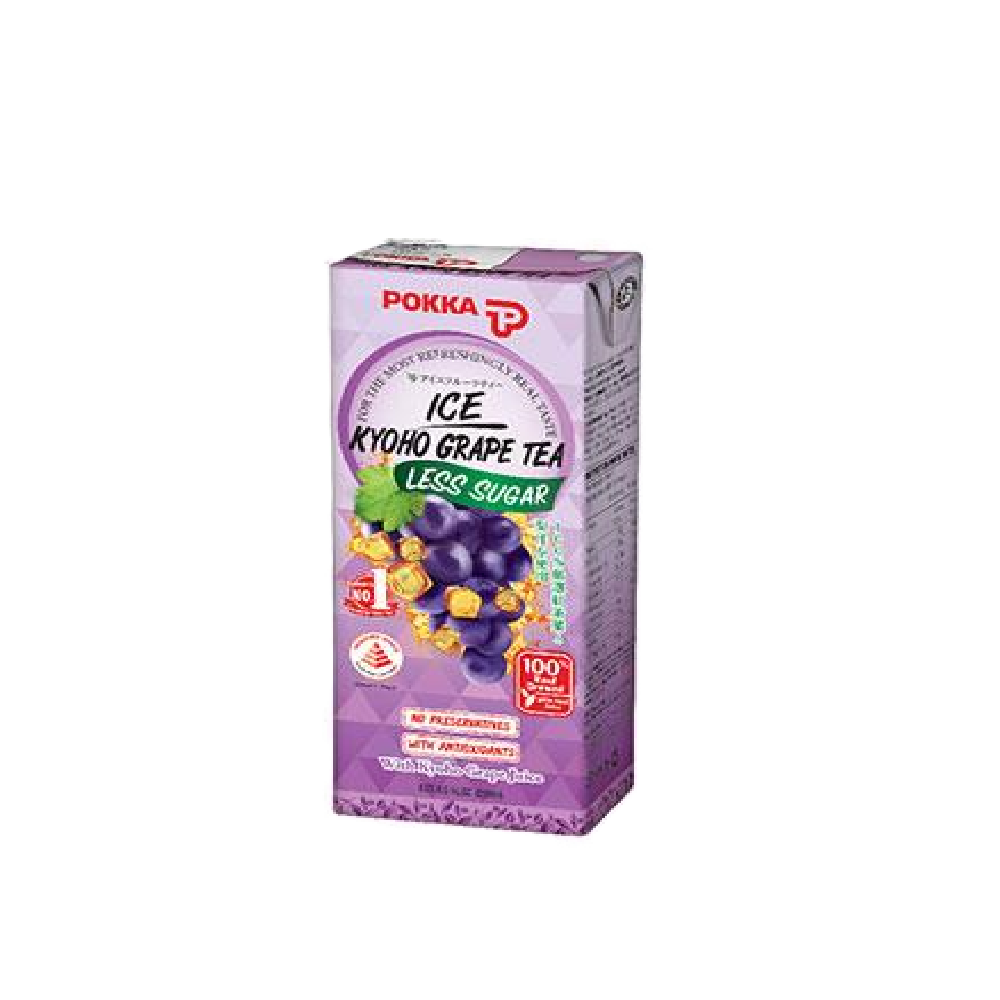 Pokka - Ice Kyoho Grape Tea Packet Drink (Less Sugar) (250ml) (24/cart ...