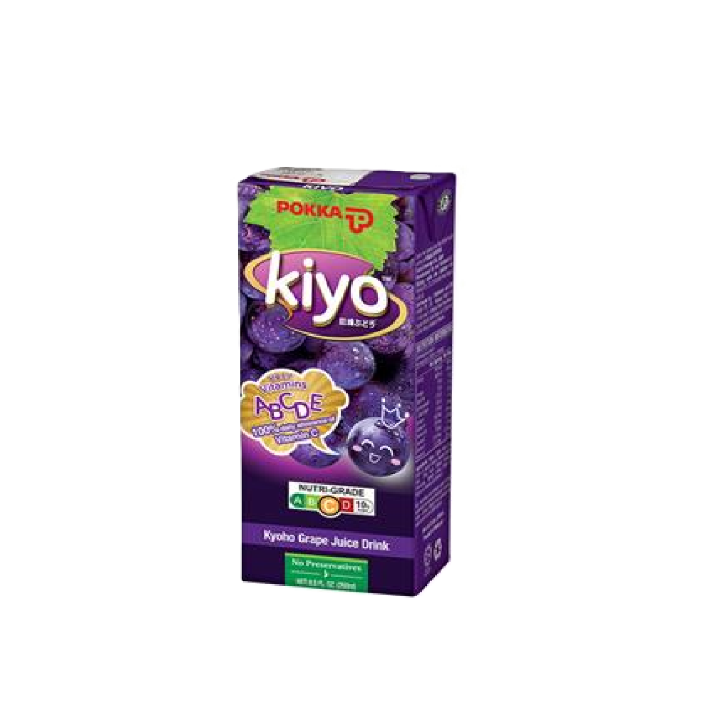Pokka - Kiyo Kyoho Grape Juice Packet Drink (250ml) (24/carton) – Tasty ...