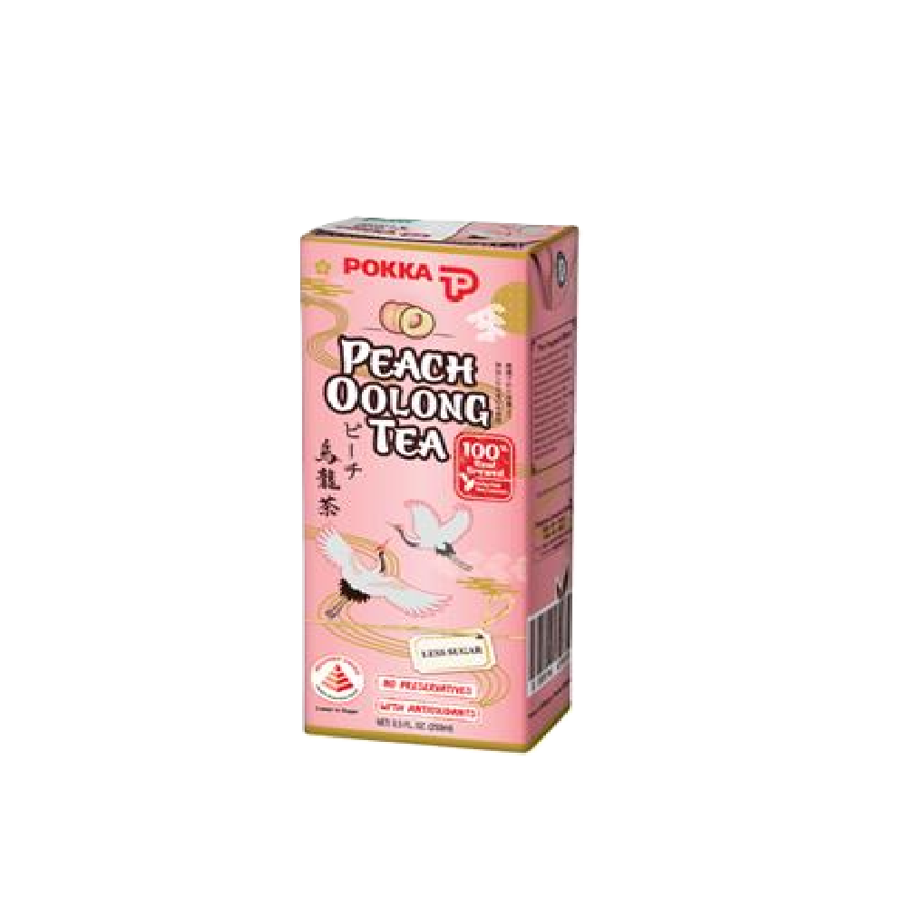 Pokka - Peach Oolong Tea Packet Drink (250ml) (24/carton) – Tasty Snack ...