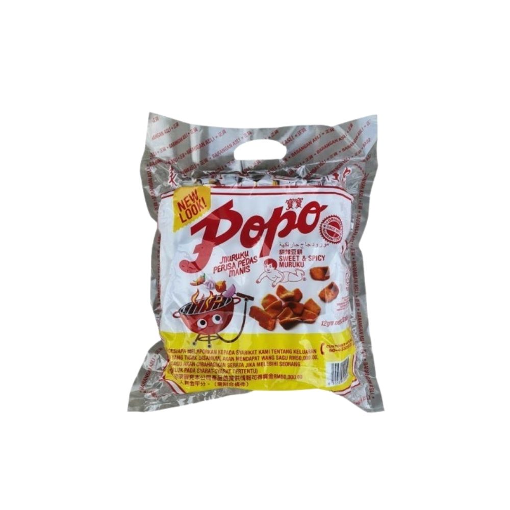 Popo - Sweet & Spicy Muruku Fish Cracker (24/packet) (288g) (24/carton ...