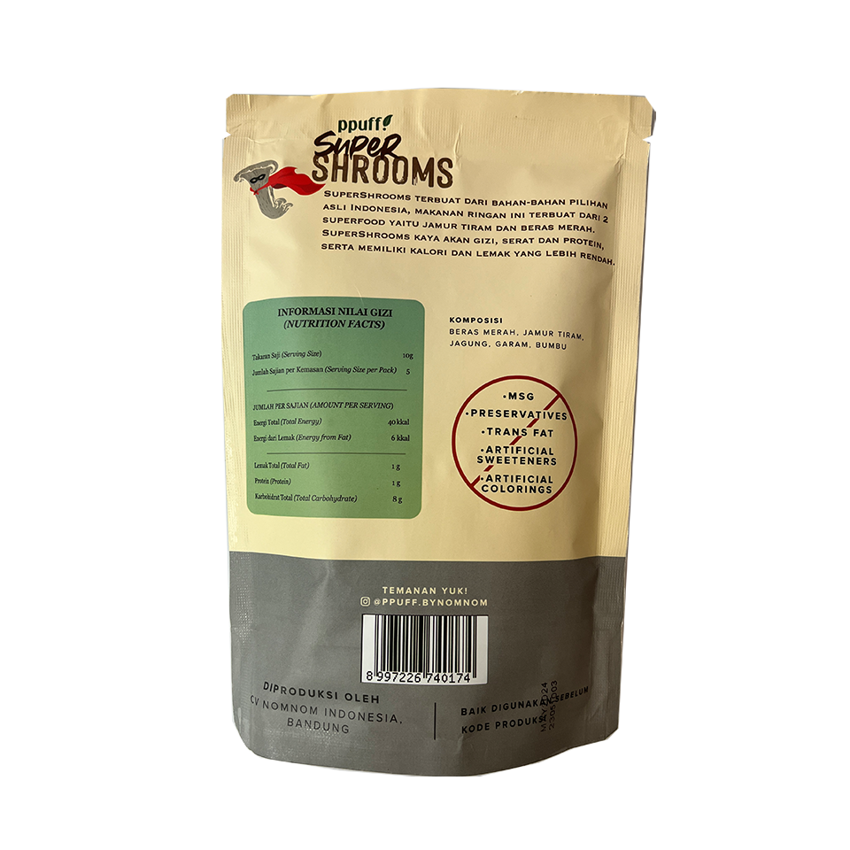 Ppuff - Super Shrooms Truffle Puff (50g) – Tasty Snack Asia