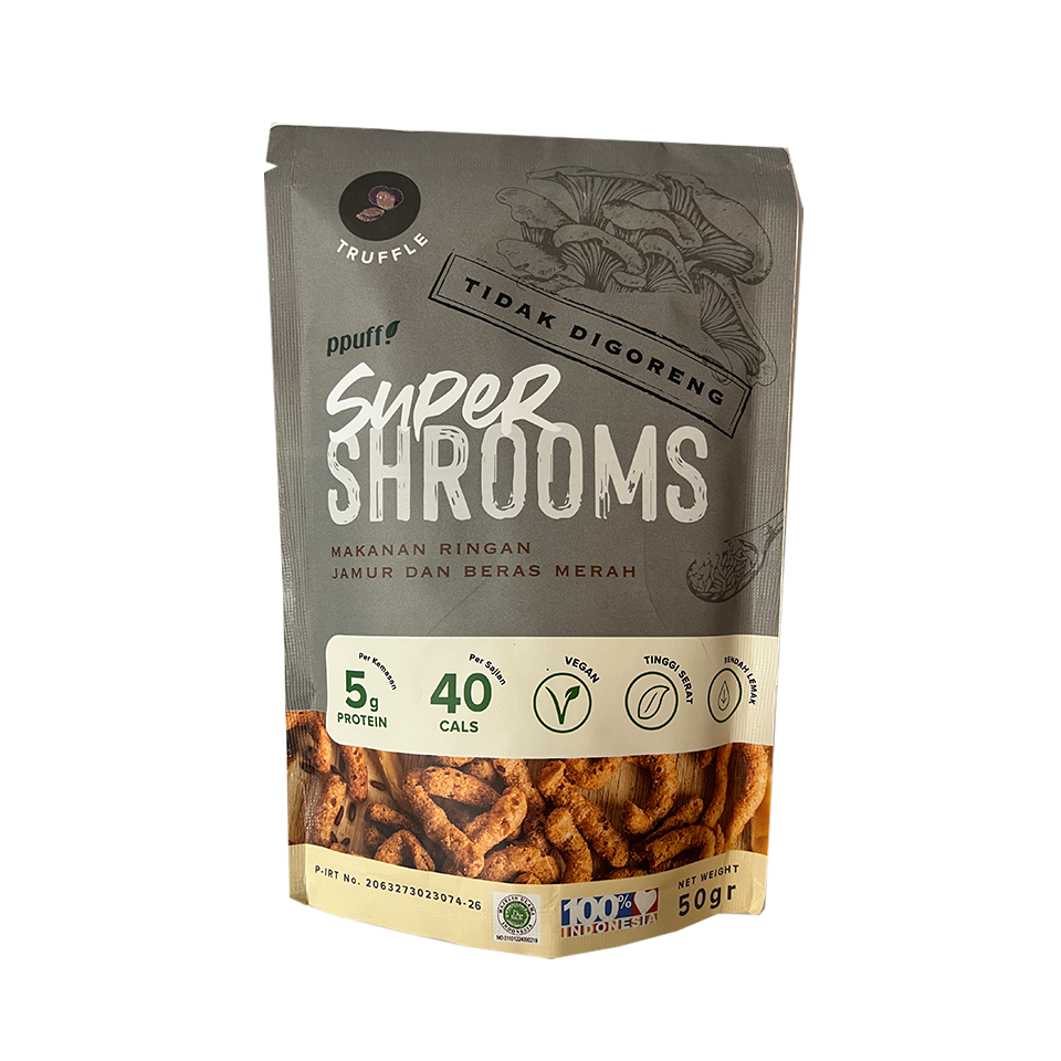 Ppuff - Super Shrooms Truffle Puff (50g) – Tasty Snack Asia