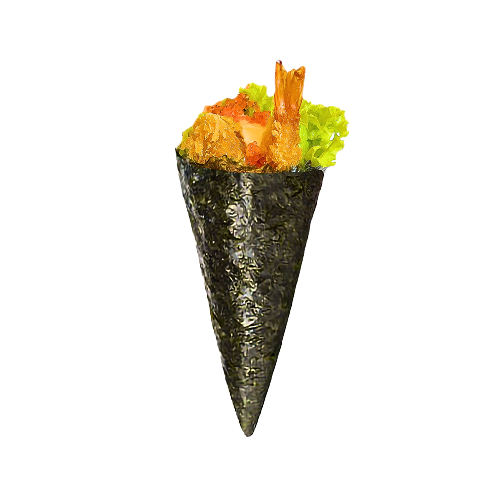 Premium Ebi Fry Temaki (100/carton) – Tasty Snack Asia