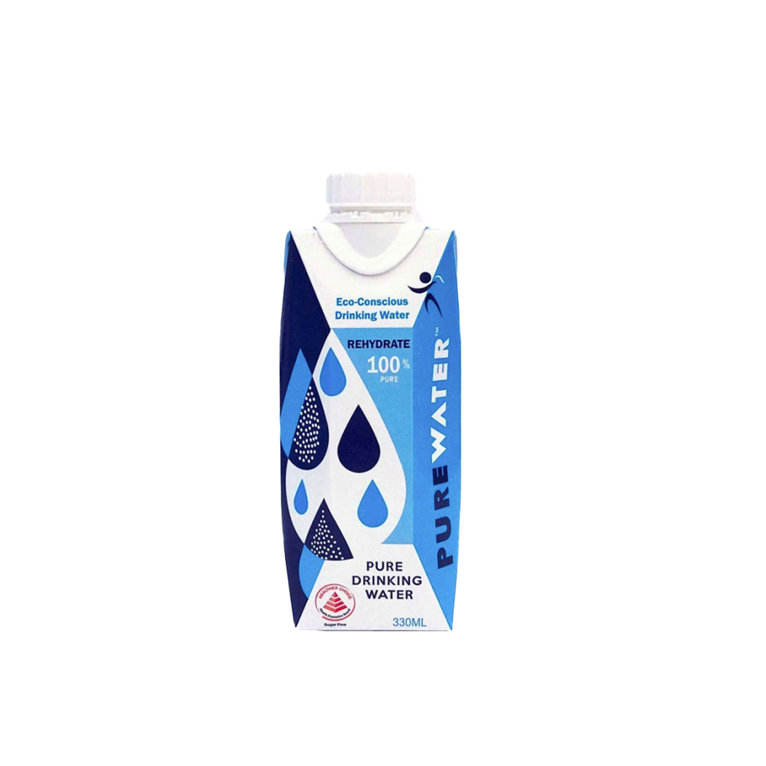 PureWater - Drinking Water (330ml) (12/carton) – Tasty Snack Asia