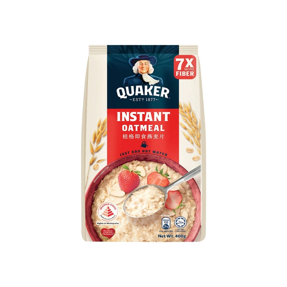 Quaker - Instant Oatmeal (400g) (24/carton) – Tasty Snack Asia