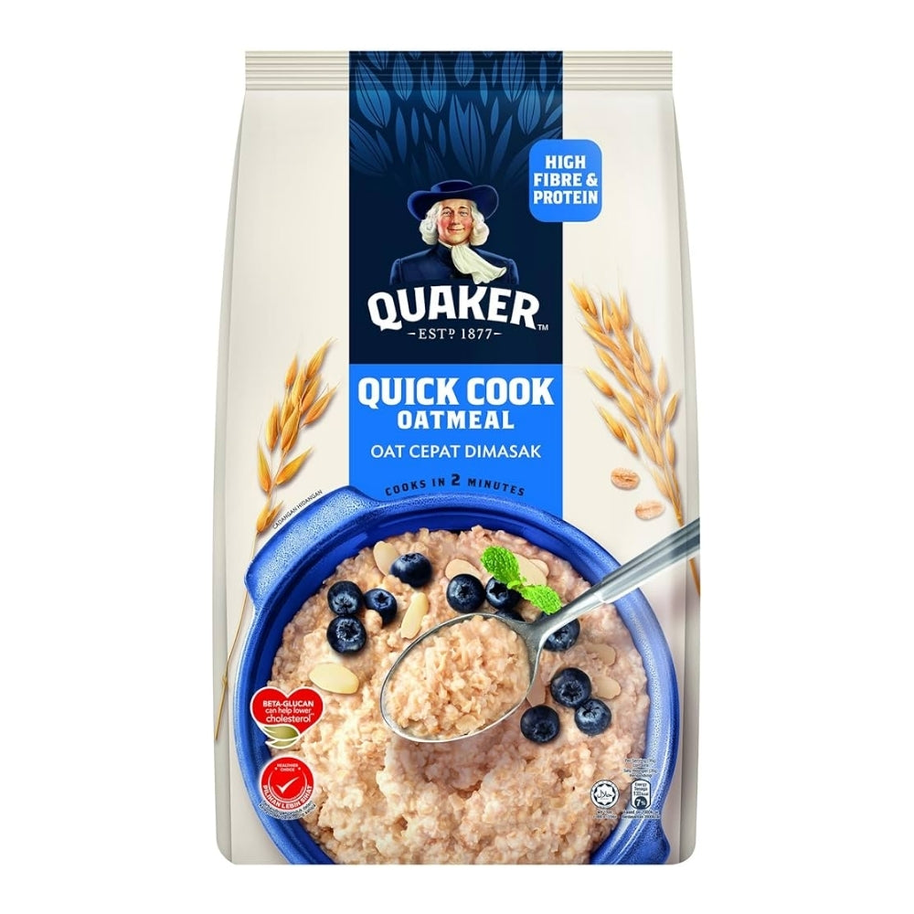Quaker - Quickcook Oatmeal (1350g) (12/carton) – Tasty Snack Asia