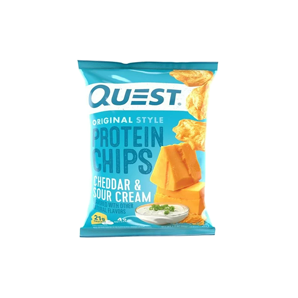 Quest - Cheddar And Sour Cream Protein Chips (32g) (8/carton) – Tasty ...