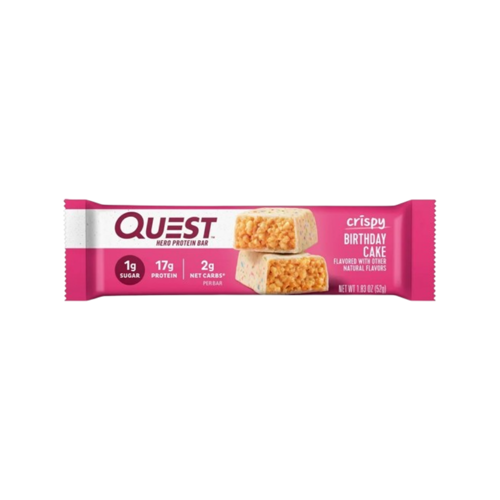 Quest - Crispy Birthday Cake Protein Bar (52g) (12/carton) – Tasty ...