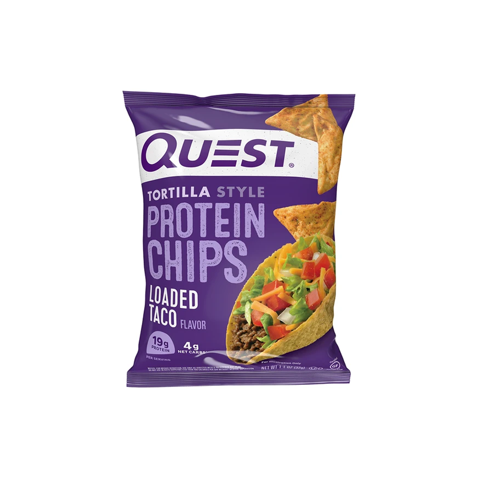 Quest - Tortilla Style Protein Chips (32g) (8/carton) – TastySnackAsia