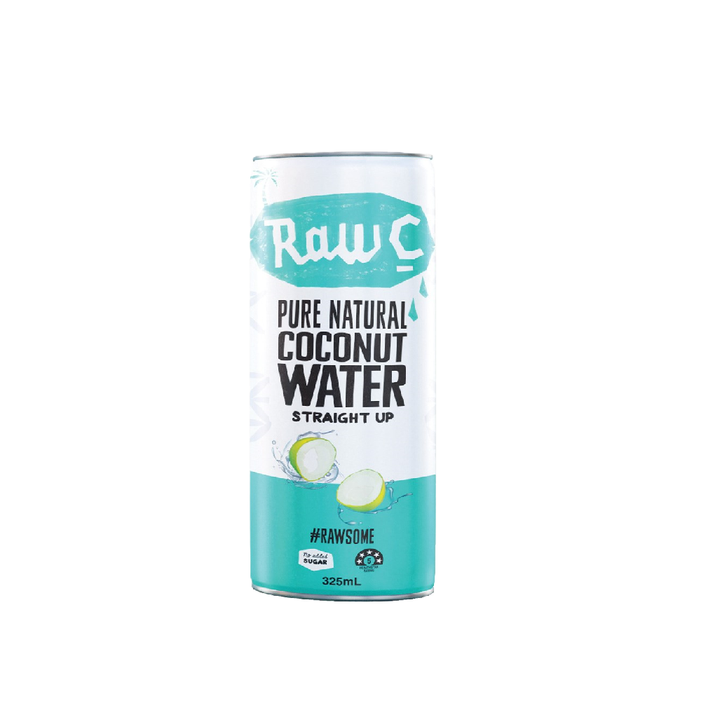 Raw C - Pure Natural Coconut Water Can Drink (325ml) (12/carton ...