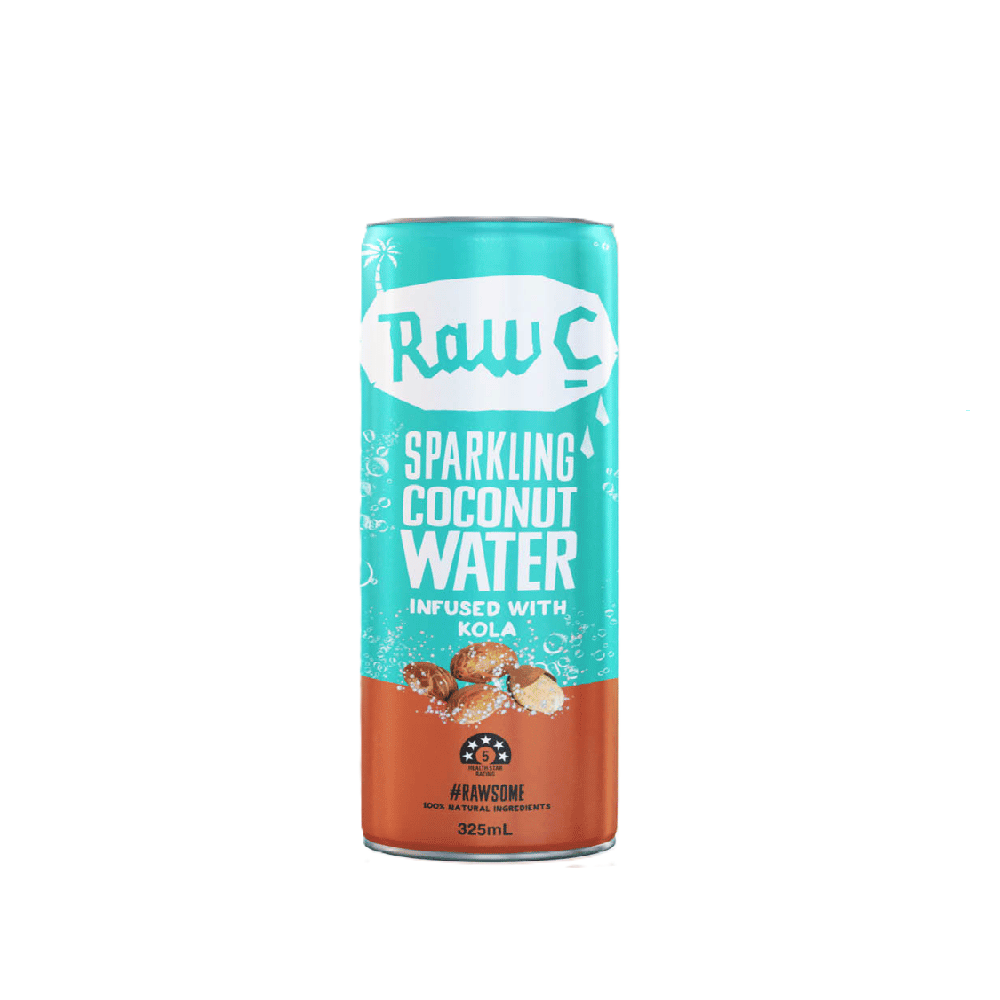 Raw C - Sparkling Coconut Water Infused With Kola (325ml) (12/carton ...