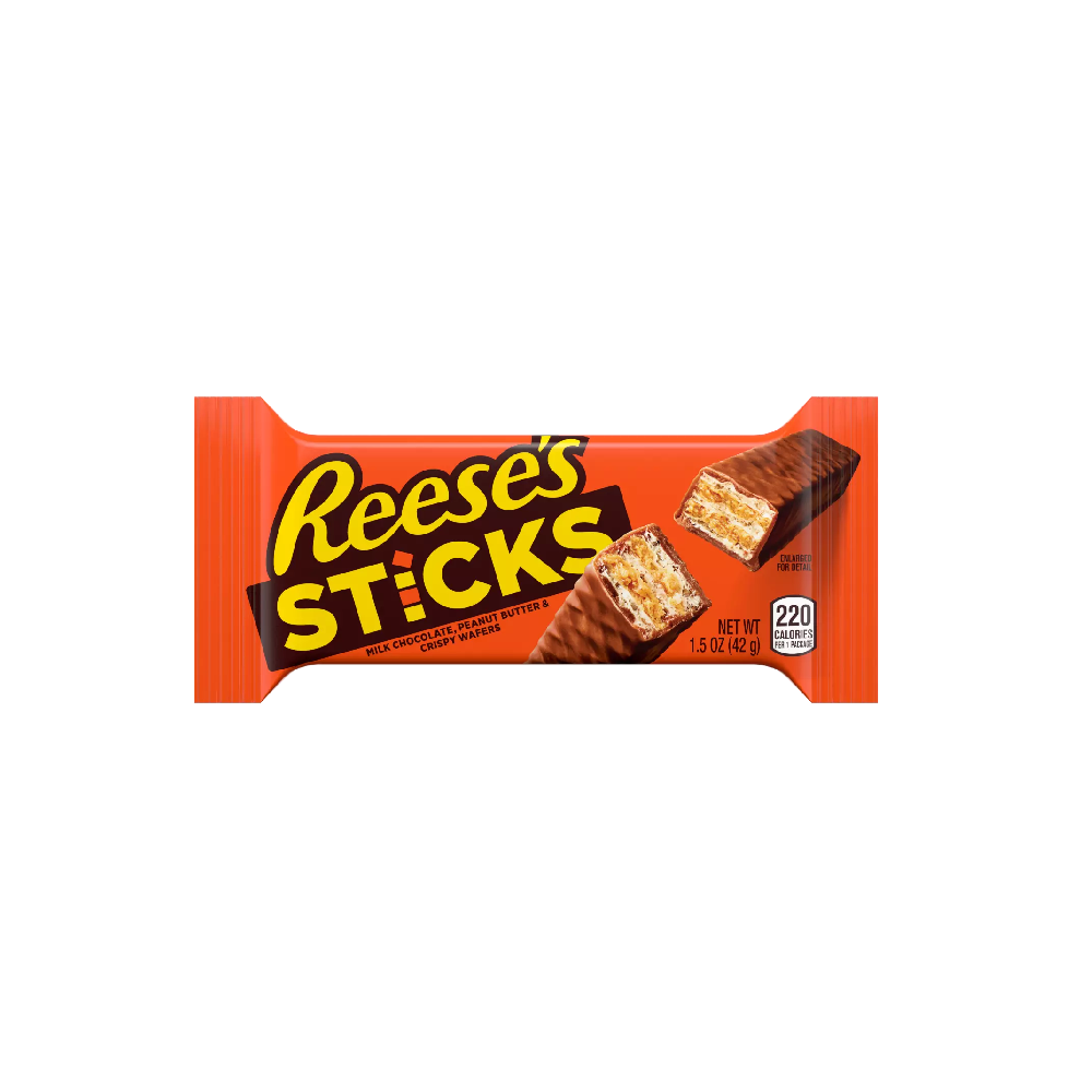 Reese's - Crispy Wafers Milk Chocolate & Peanut Butter Sticks (42g) (2 ...