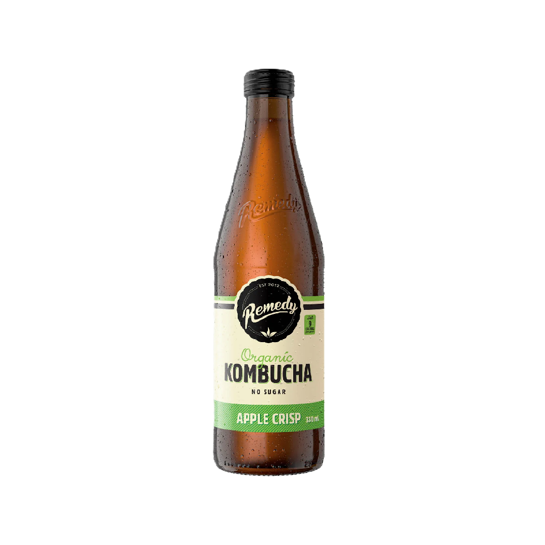 Remedy - Apple Crisp Kombucha (330ml) (12/carton) – Tasty Snack Asia